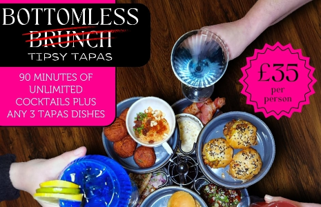 Tipsy Teapot Voucher Sales, Kings Lynn - VoucherCart - Bottomless Brunch
